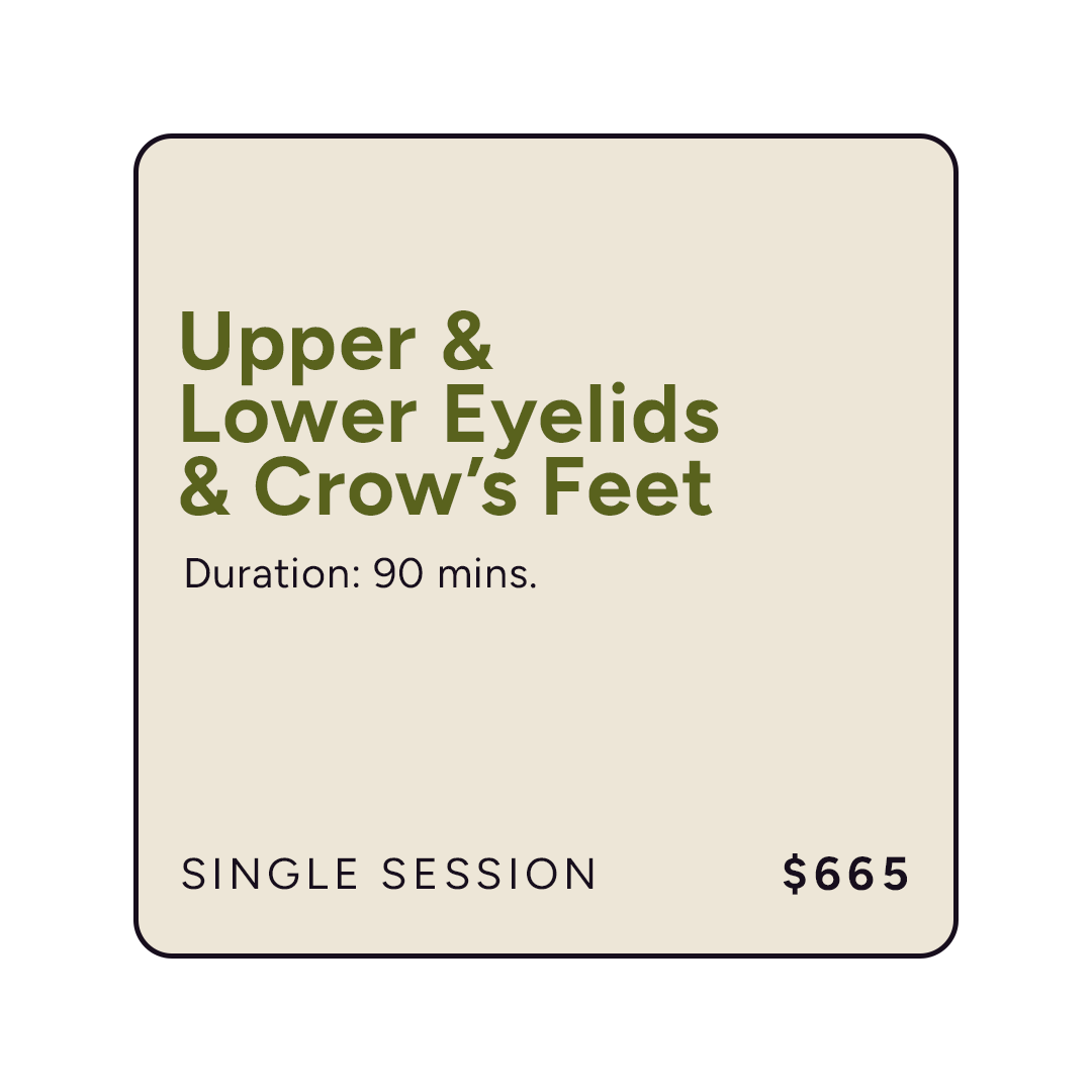 Plasma Lift+ Upper & Lower Eyelids & Crows Feet – Browhaus SG